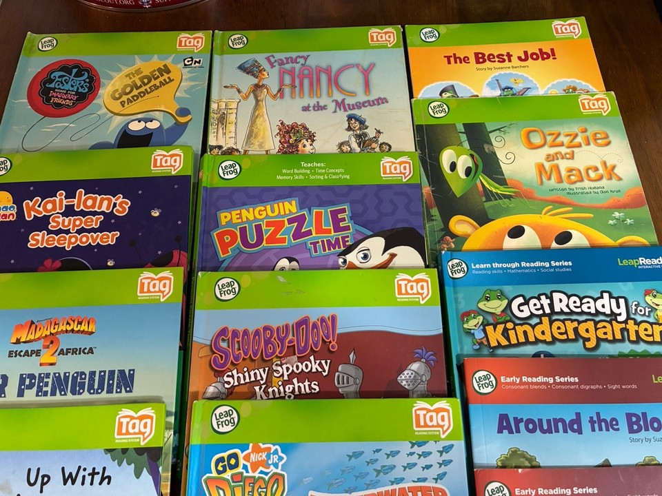 15 Leap Frog Books - 11 Tag and 5 Leap Reader Jr Assorted Lot ...