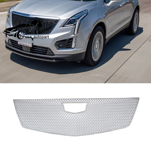 Chrome For 2017-2022 2023 Cadillac XT5 Front Bumper Grille Grill Cover ...