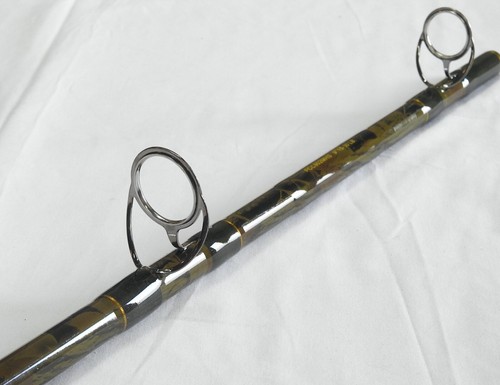 Camouflage Catfish Spinning Rod 9' 2PC Cork Handle Glow Tip | eBay