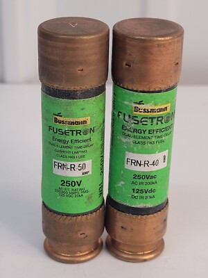 Bussmann FRN-R-40 And Frn-R-50 Amp Fuses NOS i10 | eBay