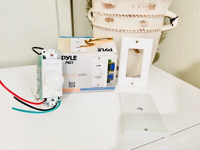 Pyle Home Wall Mount Volume Control Knob-Flush In-Wall Plate Rotary ...