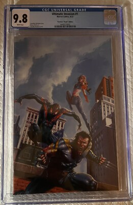 Ultimate Invasion #1 CGC 9.8 David Paratore Virgin EXCLUSIVE Ltd Print ...