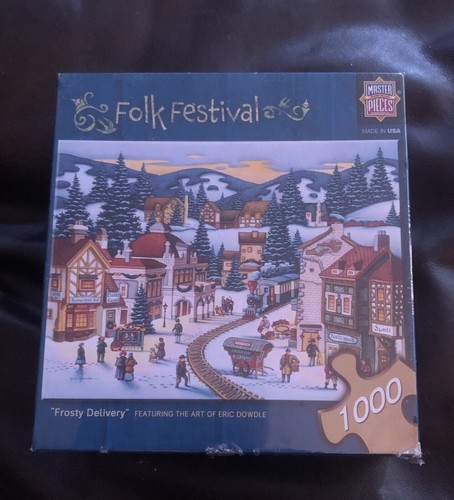 1000 piece Puzzle "Frosty Delivery" the art of Eric Dowdle- Sealed W ...