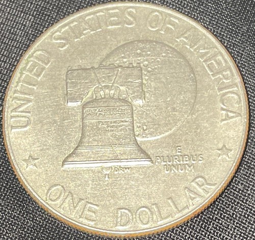 1776-1976 Eisenhower Liberty Bell Moon One Dollar US Bicentennial Coin ...
