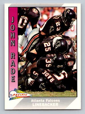 John Rade 1991 Pacific #5 Atlanta Falcons | eBay