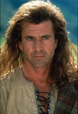 Braveheart 1995 Mel Gibson as William Wallace handsome long hair Photo ...