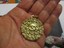 Pirates Caribbean AZTEC SKULL COIN made Yellow Gold 18 K-handicraft | eBay