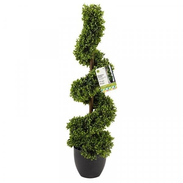 Topiary Twirl Tree Large Garden Patio Decorative Outdoor Plant 90cm ...
