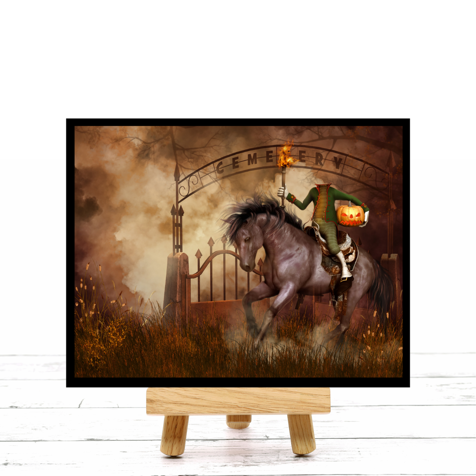 The Headless Horseman Legend Halloween Sign or Door Hanger | eBay