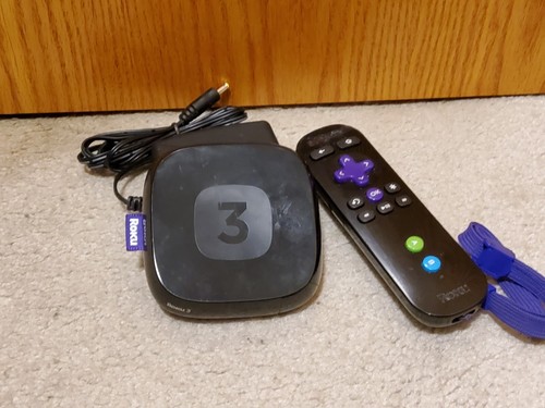 Roku 3 HDR 4200X Streaming Media Player with Remote and Power Supply | eBay