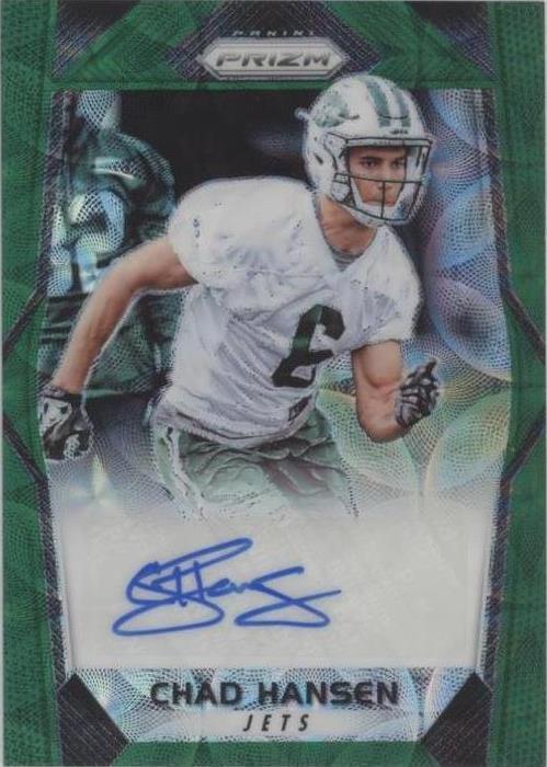 2017 Panini Prizm - Rookie Autographs Chad Hansen #RA-CHN Green Scope ...