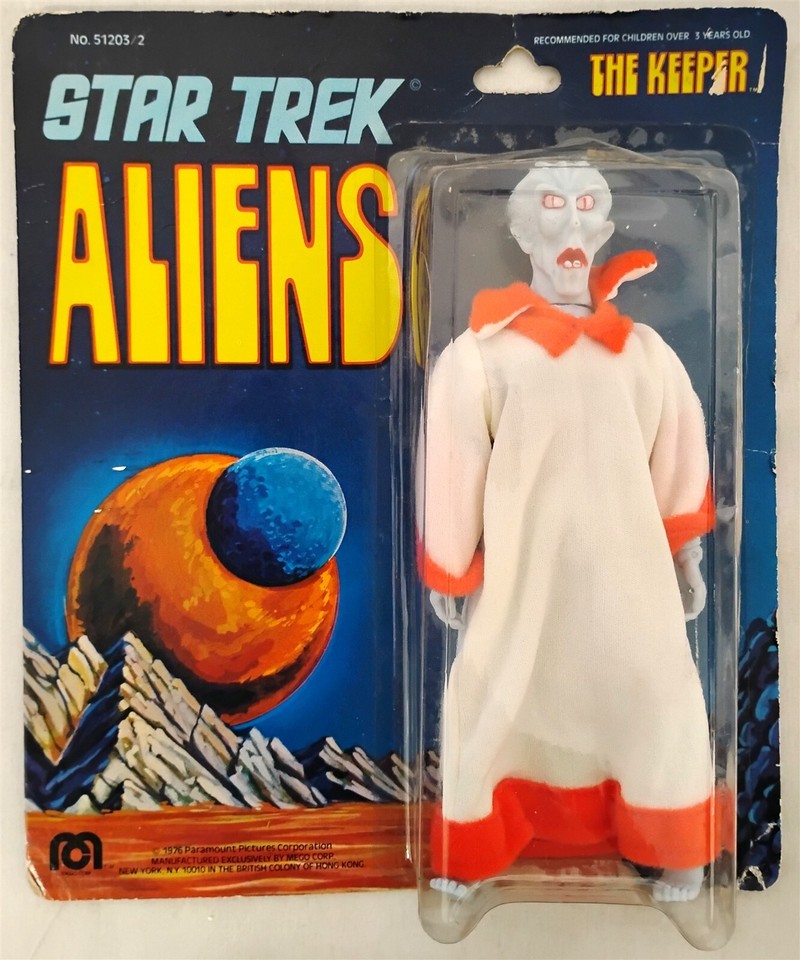 Vintage Mego Star Trek Villains The Keeper 8" Action Figure New MOC ...