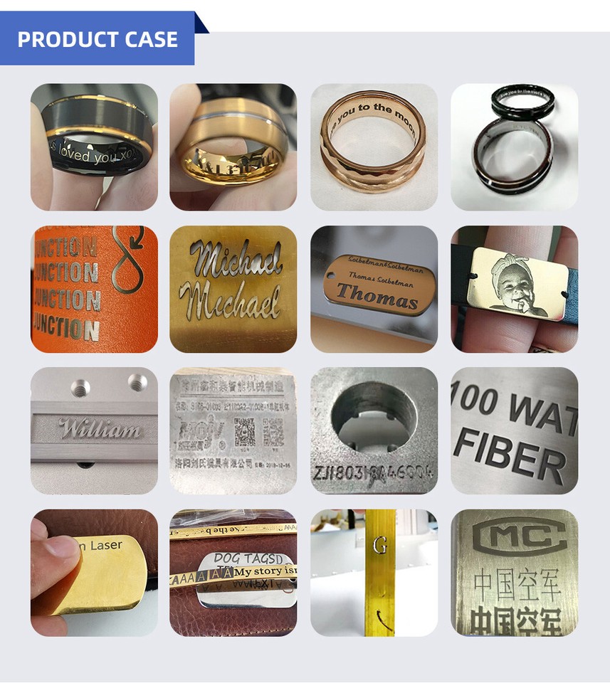 US MAX 50W Fiber Laser Metal Marking Cutting Machine EZCAD 2 Jewerly ...