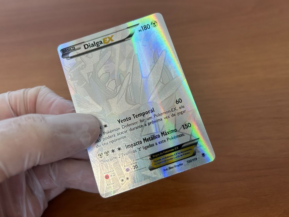 Dialga EX 122/119 XY Phantom Forces 2014 Pokemon TCG Rare Brazilian ...