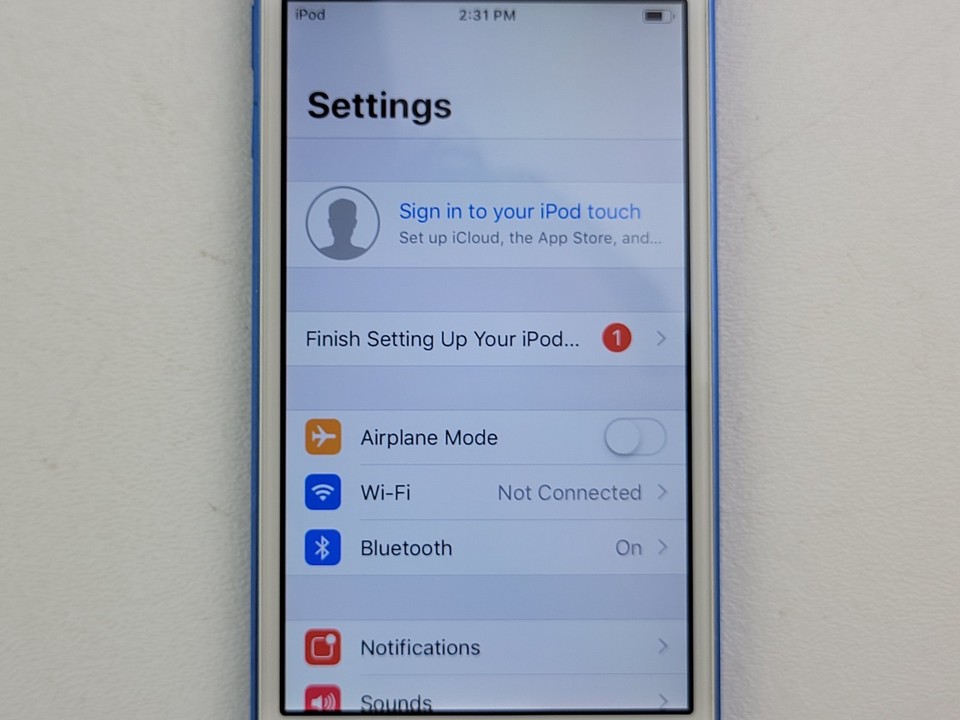 Apple iPod touch (6th Gen.) (A1574) (MKWP2LL/A) 128GB - Blue - H5333 | eBay