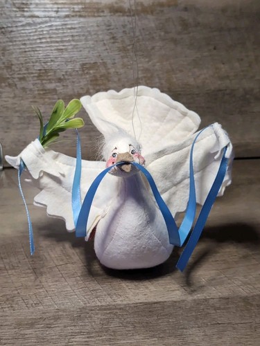 Turtle Dove W/ Olive Branch Annalee Dolls #7428 Nursery Hanging Decor ...