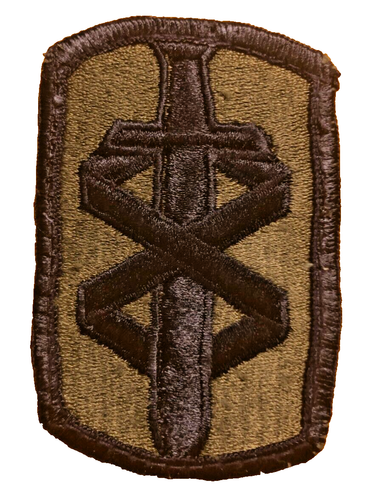 Military US Army 18th Medical Command Patch Unit Subdued Camo K935 | eBay