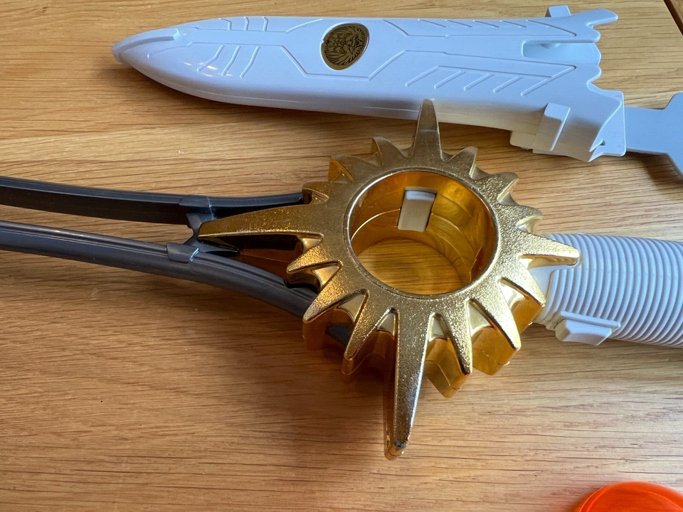 Power Rangers Wildforce DX GAORANGER Crystal Sabre white Bandai 2001 ...