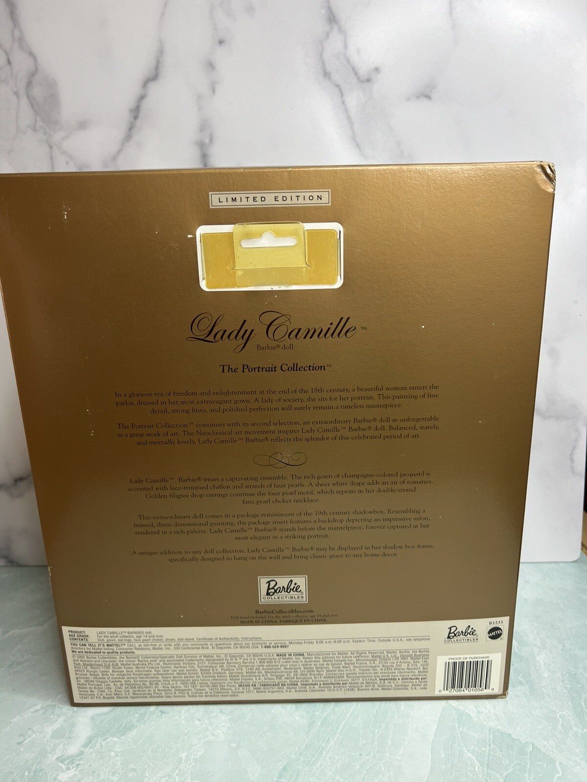 Lady Camille Barbie Doll The Portrait Collection Limited Edition Mattel ...