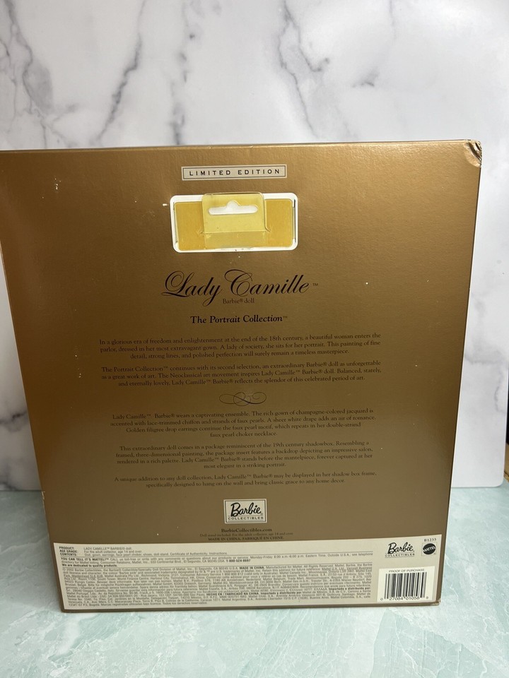 Lady Camille Barbie Doll The Portrait Collection Limited Edition Mattel ...
