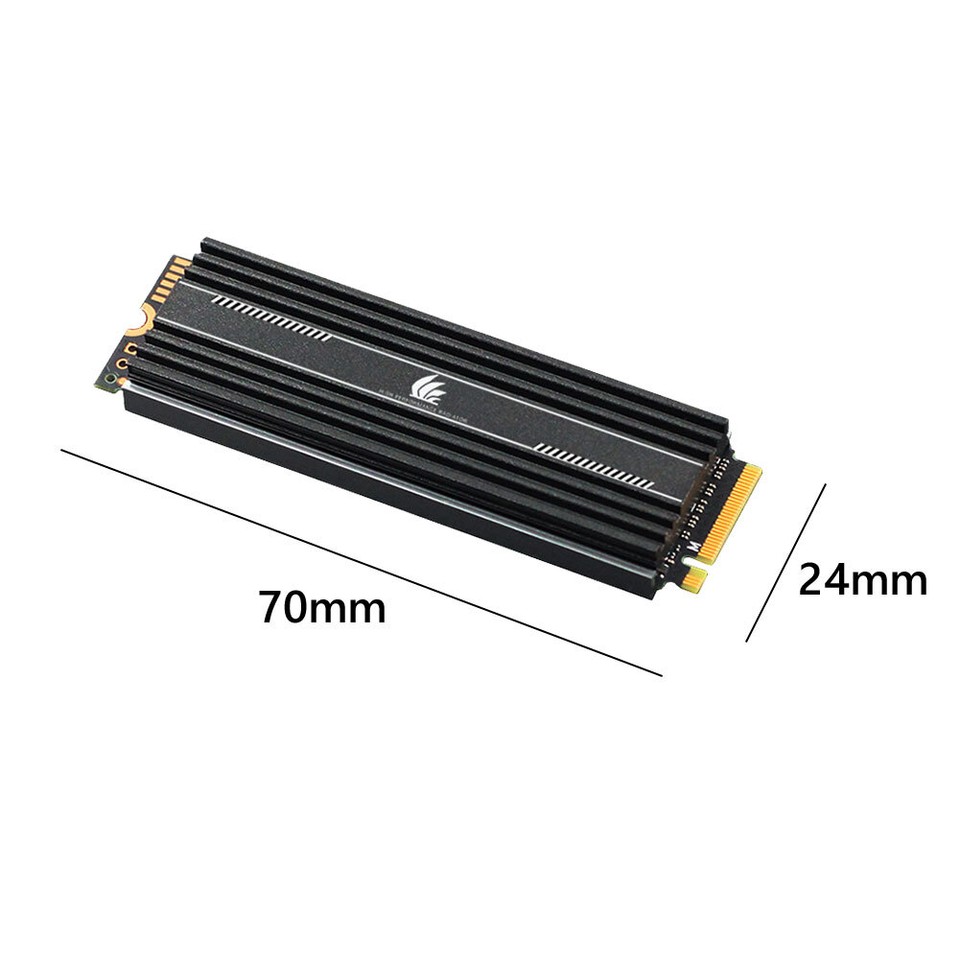 M.2 SSD Heat Sink M2 2280 Solid State Hard Disks Aluminum Heat Sink ...