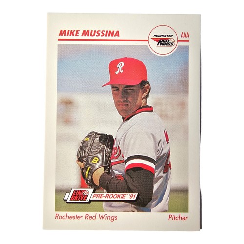 1991 Line Drive Pre-Rookie AAA Mike Mussina #462 Rookie Baseball Card ...