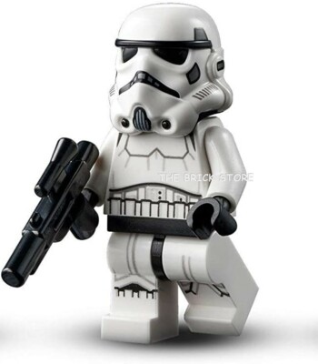 LEGO STAR WARS STORMTROOPER GREY SQUARES/FROWN DUAL MOLDED - 75300 ...