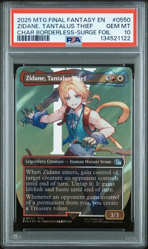 Zidane, Tantalus Thief Magic The Gathering Final Fantasy NM PSA 10 | eBay