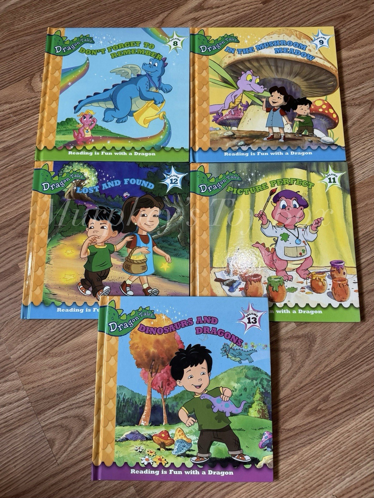 Dragon Tales Book Lot Of 5 Books - Vol. 8, 9, 11, 12 & 13 Hardback | eBay