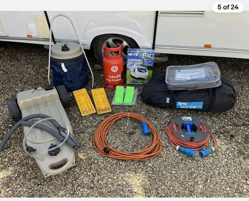 2007 Abbey Vogue 470 4 berth caravan. Fixed bed. Hob, Oven, Microwave ...