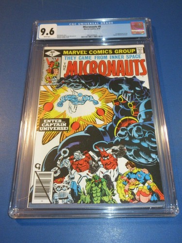 Micronauts #8 Bronze age 1st Captain Universe Key CGC 9.6 NM+ Beauty ...