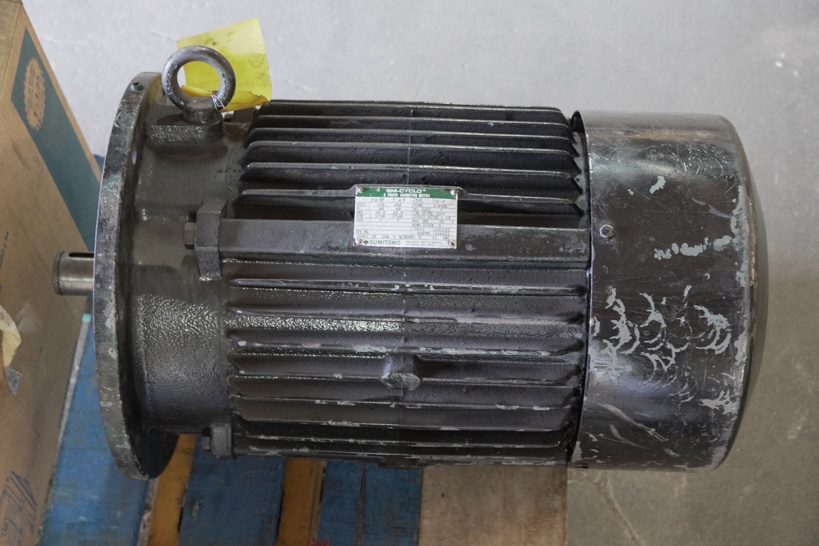 Sumitomo SM-Cyclo 3-phase 20HP induction motor, 230/460VAC, 1740RPM | eBay