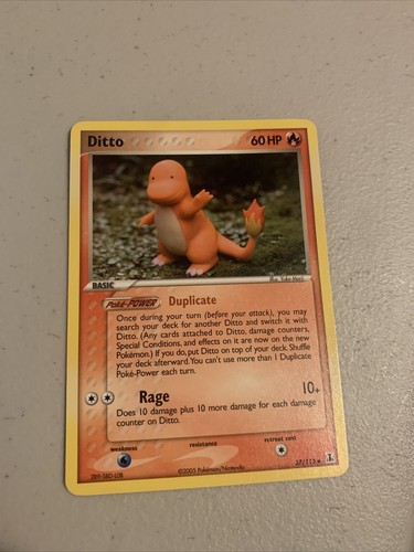 Pokémon TCG Ditto EX Delta Species 61/113 Regular Common | eBay