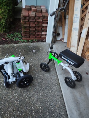 Knee Rover Go Hybrid- compact knee scooter with all-terrain wheels w ...