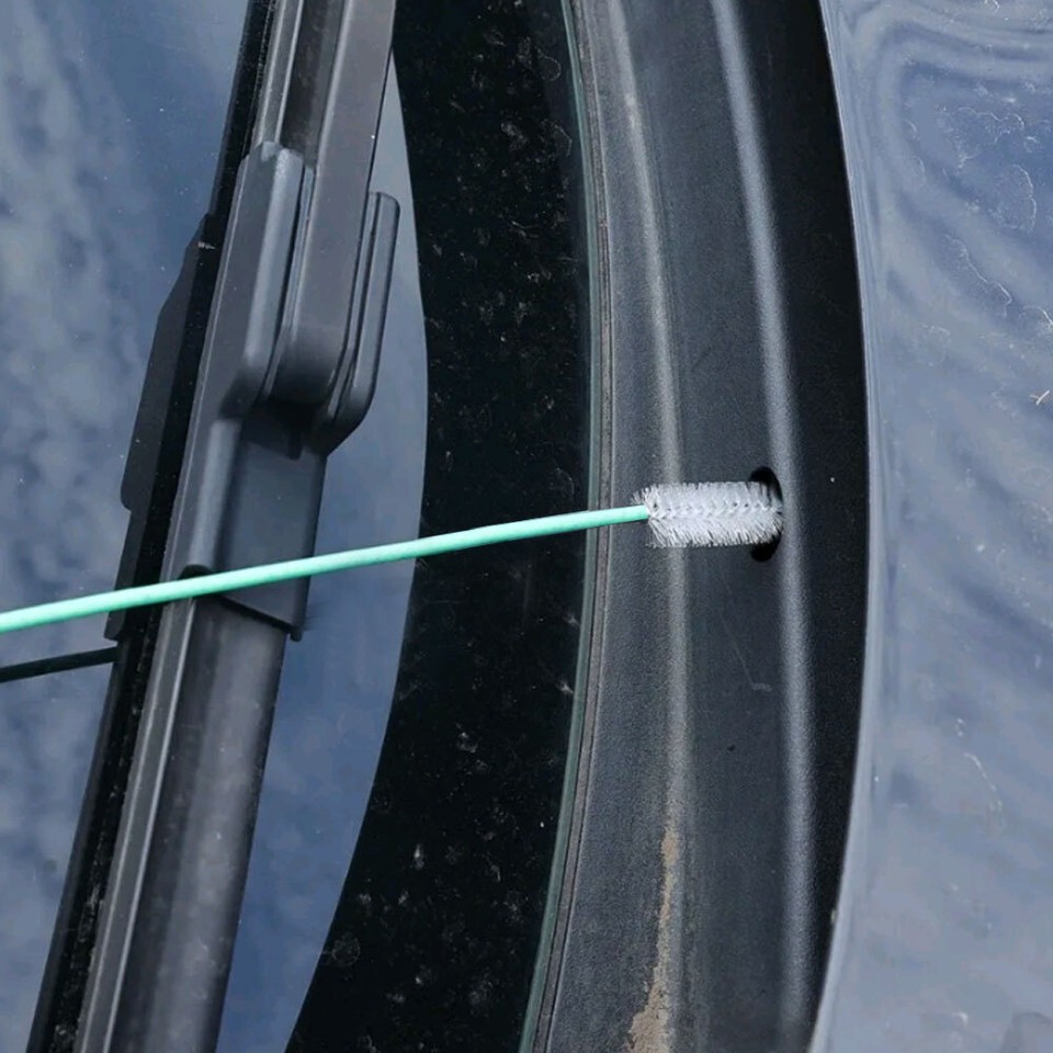 Flexible Car Drain Dredge Sunroof Cleaning Scrub Brush Tool Kit ...