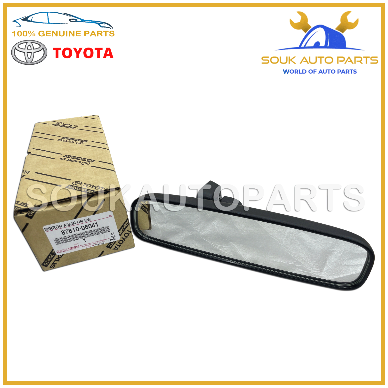 87810-06041 Genuine Toyota INNER REAR VIEW MIRROR ASSY 8781006041 OEM ...