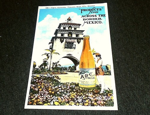 Rare 1930 ABC Beer, Mexico Vintage Brewery Postcard | eBay