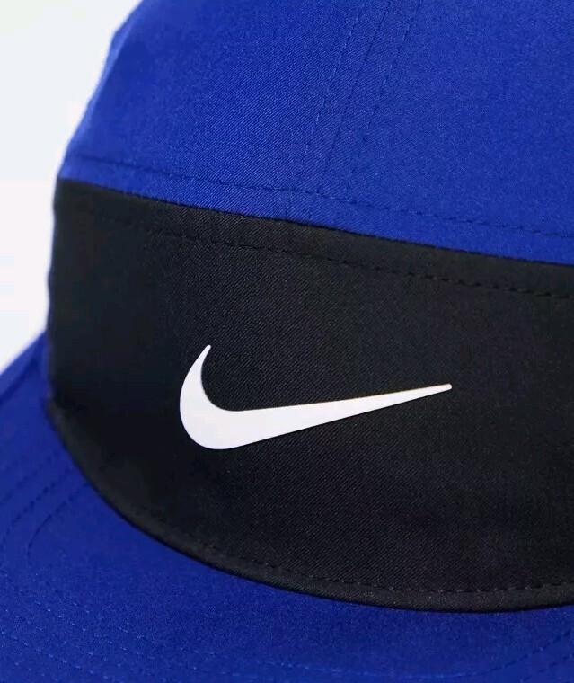 NEW Size L / XL Nike Fly Unstructured Hat Cap Royal Blue Black Dri-Fit ...