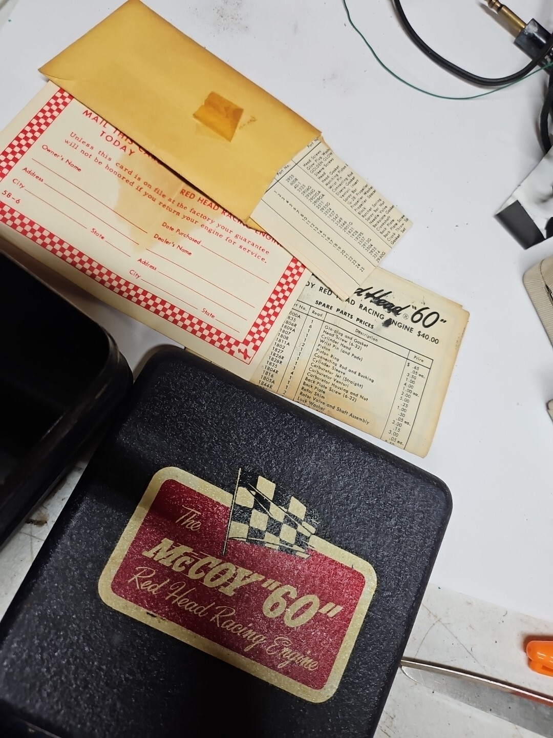 McCoy 60 RED HEAD RACING RC AIRPLANE ENGINE Parts | eBay