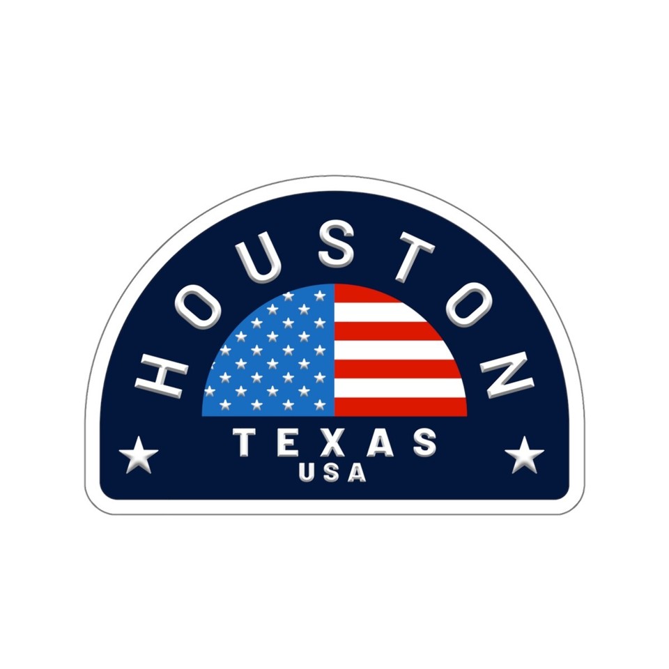 Houston, Texas, Kiss-Cut Stickers, Free Shipping. | eBay