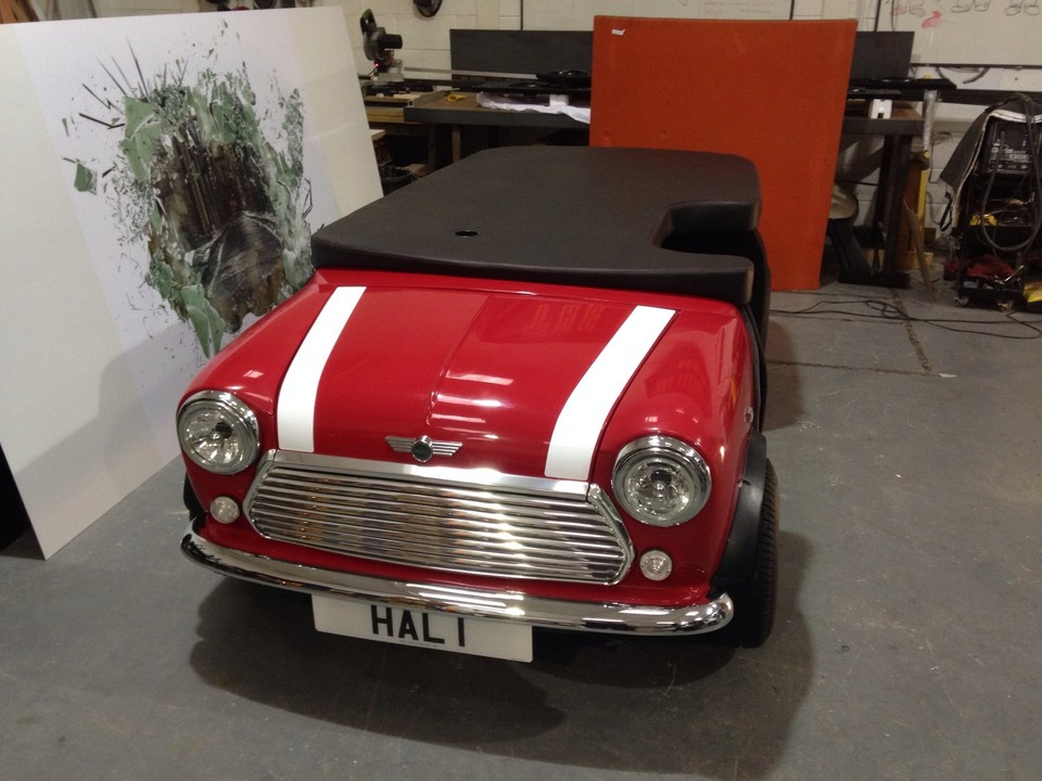 Full Size Classic Mini Cooper Desk Reception Perfect For A Car Dealer ...
