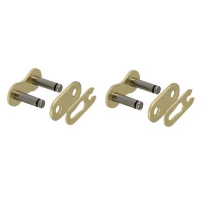 Pack of 2 DID Gold Motorcycle Chain 428 DGB Split Clip Connecting Links ...