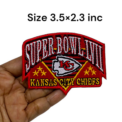 NFL Kansas City ChiefsLogo Patch sport Embroidery , Iron , Sewing on ...