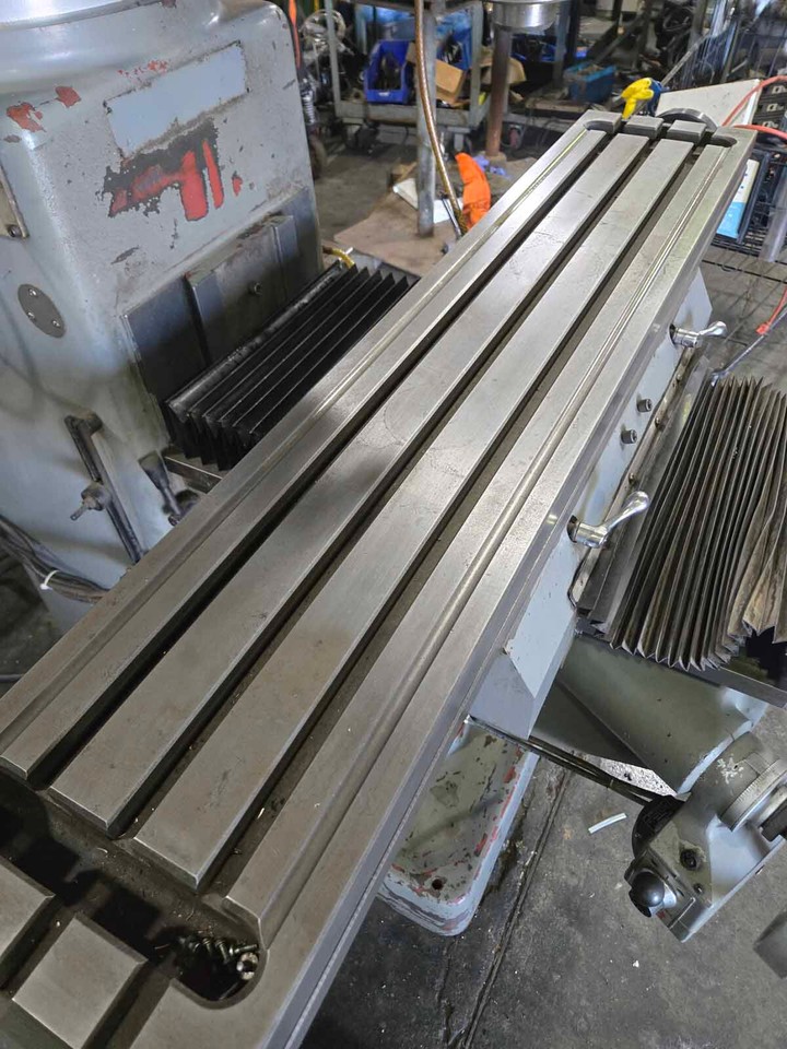 SHARP LMV 2-Axis CNC Milling Machine w/ 42"x9" Table, Pwr Drawbar ...