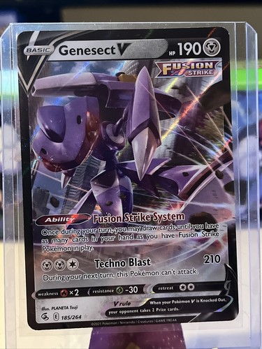 Pokémon TCG Genesect V Fusion Strike 185/264 Holo Ultra Rare NM | eBay