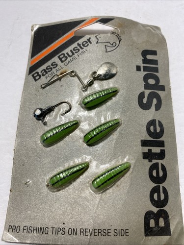 Vintage Bass Buster Beetle Spin Soft Spinner Baits 1/32 oz Fishing Lure ...