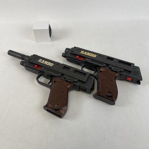 🔥Lot Of 2 Vintage Arco Rambo Toy Dart Gun Made In Hong Kong 1985 W ...