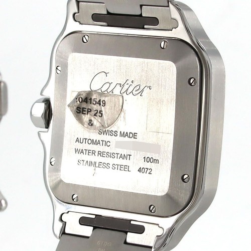 Authentic Cartier Santos de Cartier LM WSSA0062 SS Automatic #260-007 ...