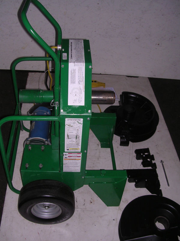 Greenlee 555 Conduit Pipe Bender 2 RIGID PVC Shoes 2 Rollers 1/2" to 2 ...