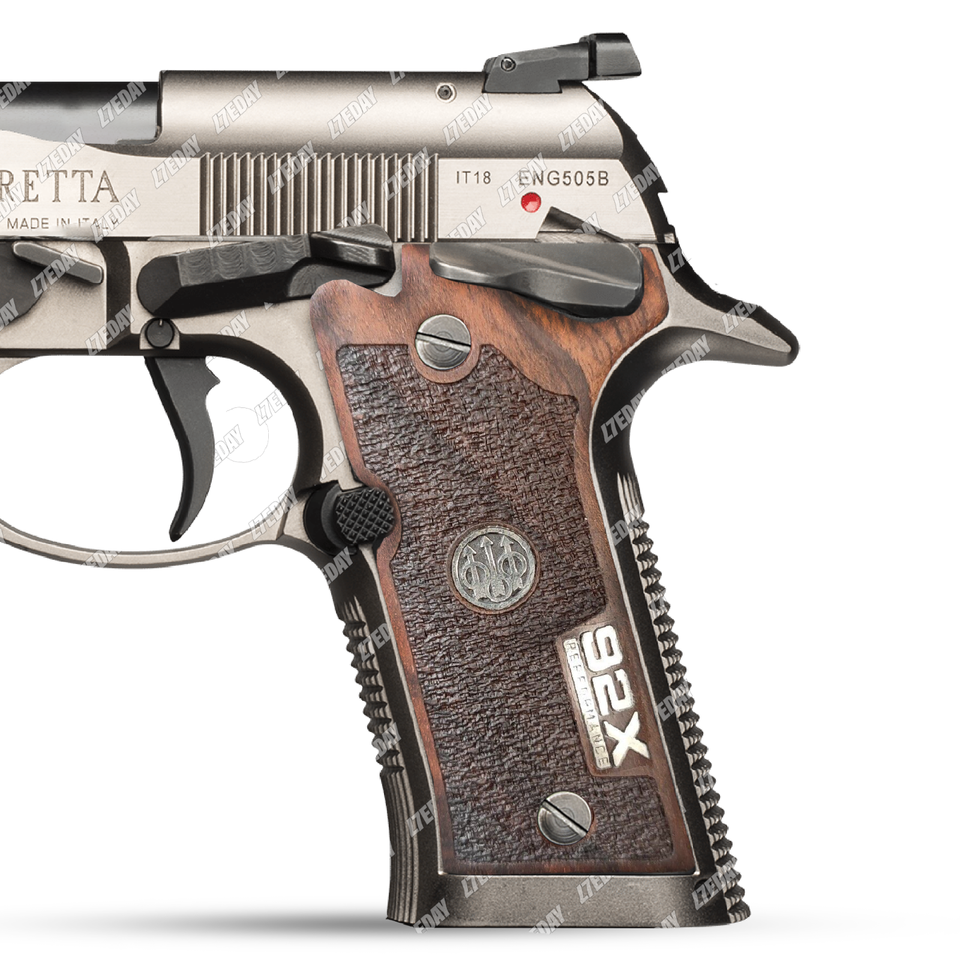 Beretta 92X Performance Turkish Walnut Wood Gun Grips NEW SET Nice ...